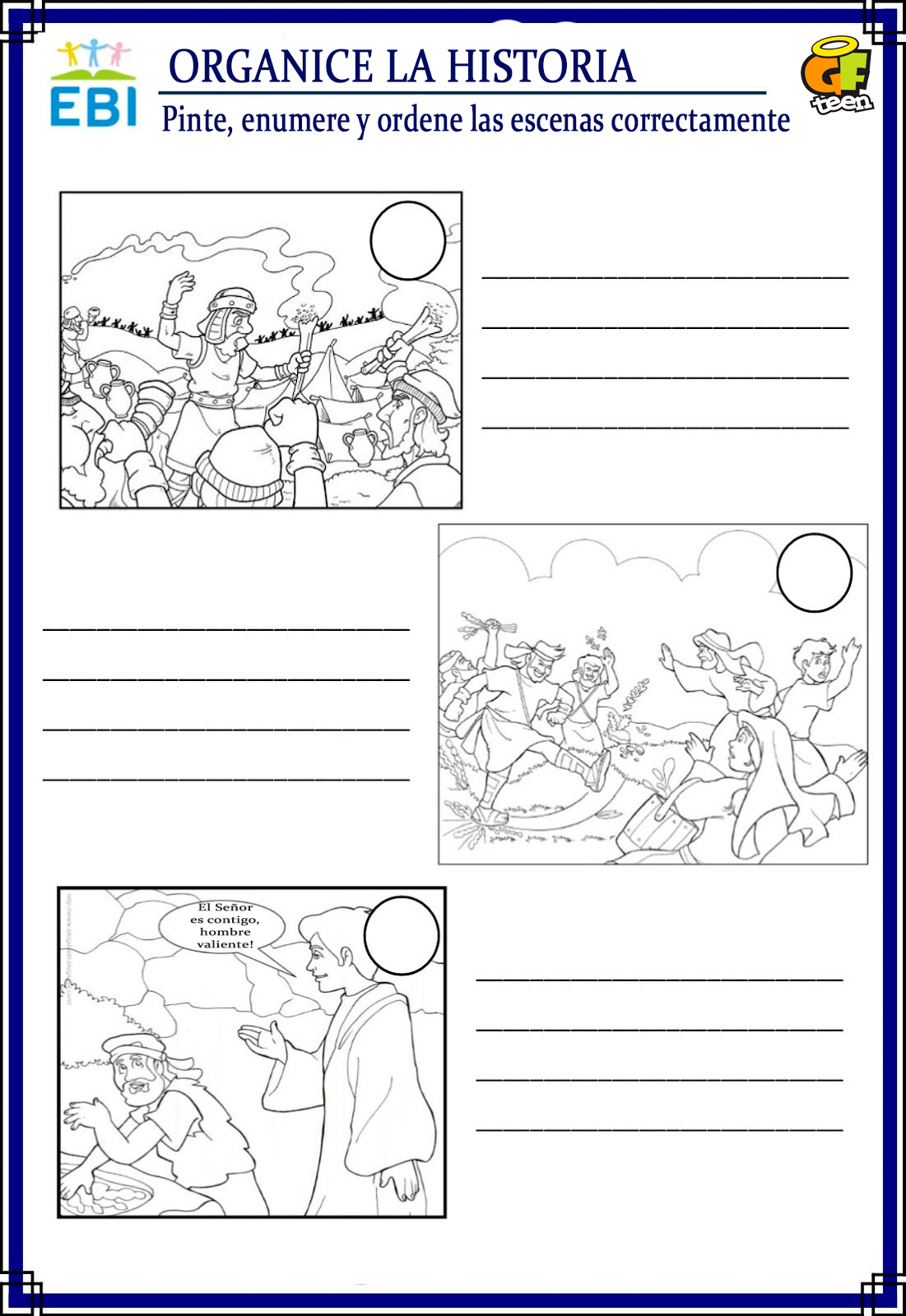 Blog de la EBI : Actividades para Gedeón