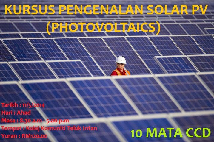 Pusat Latihan Kemahiran Semangat Warisan: KURSUS PENGENALAN SOLAR PV ...