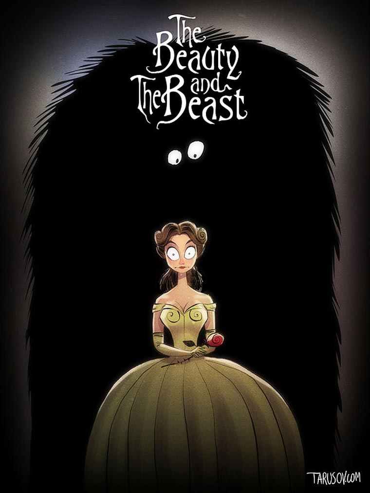 Se Tim Burton dirigisse os grandes clássicos da Disney