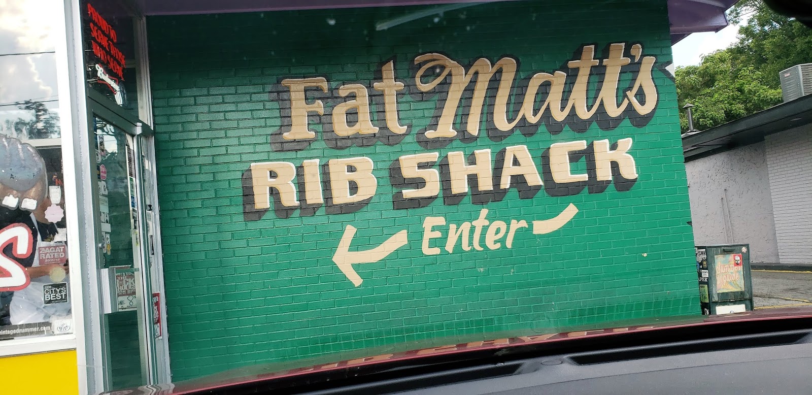 Best barbecue sandwich at Fat Matt's Rib Shack