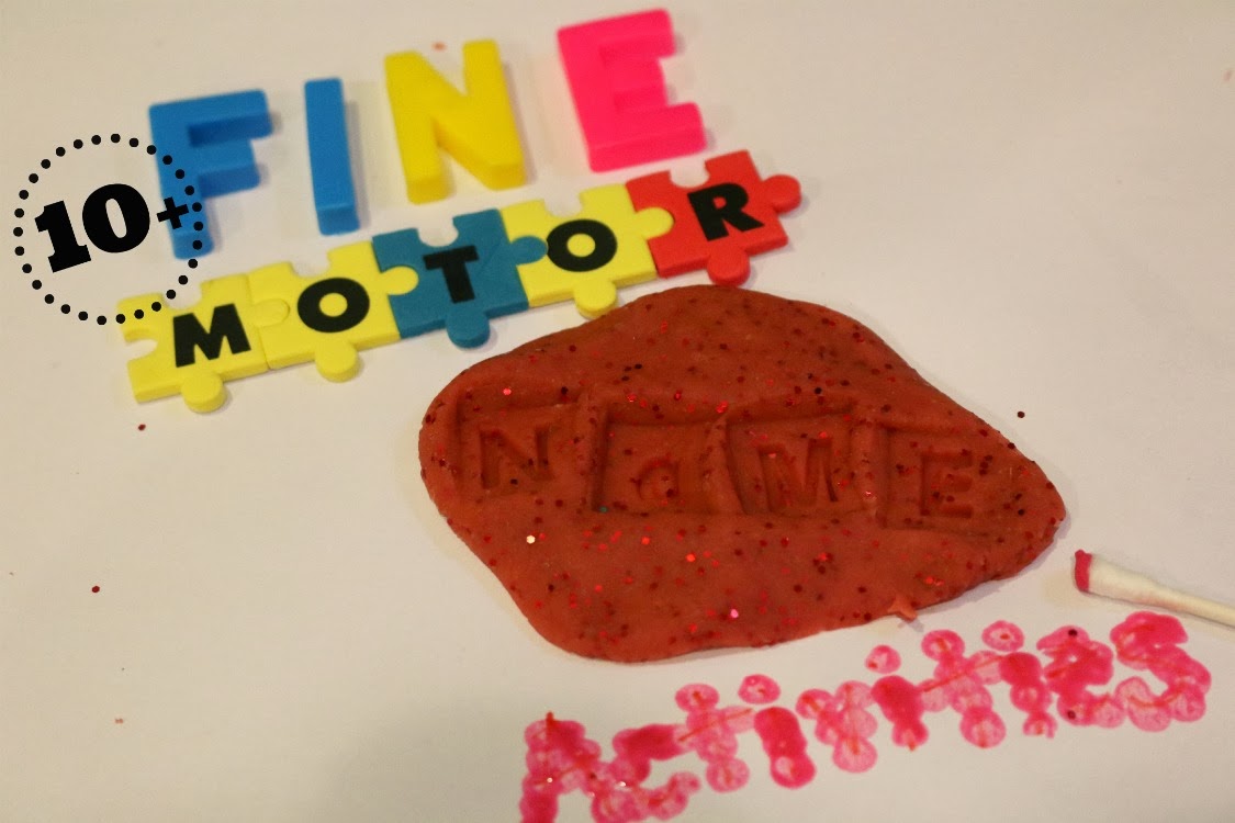 17 Fine Motor Preschool Name Activities | School Time Snippets