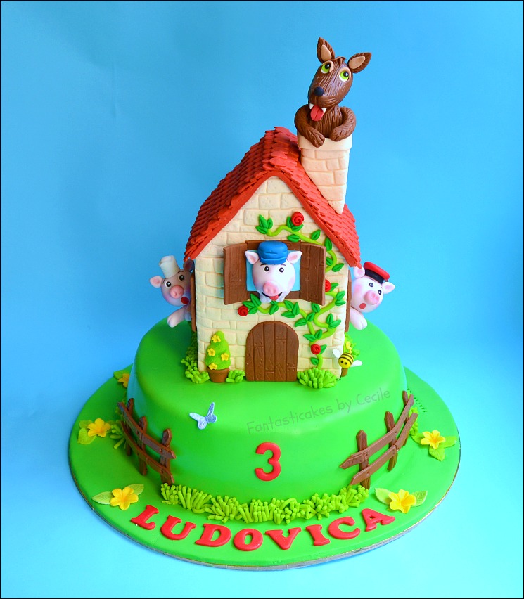 Fantasticakes by Cecile: Trois petits cochons...