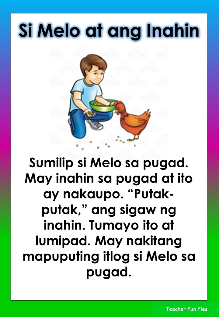 Teacher Fun Files: Tagalog Reading Passages 1