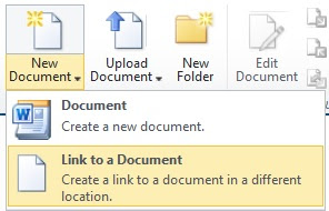 SharePoint: Link to a Document in another folder in document library