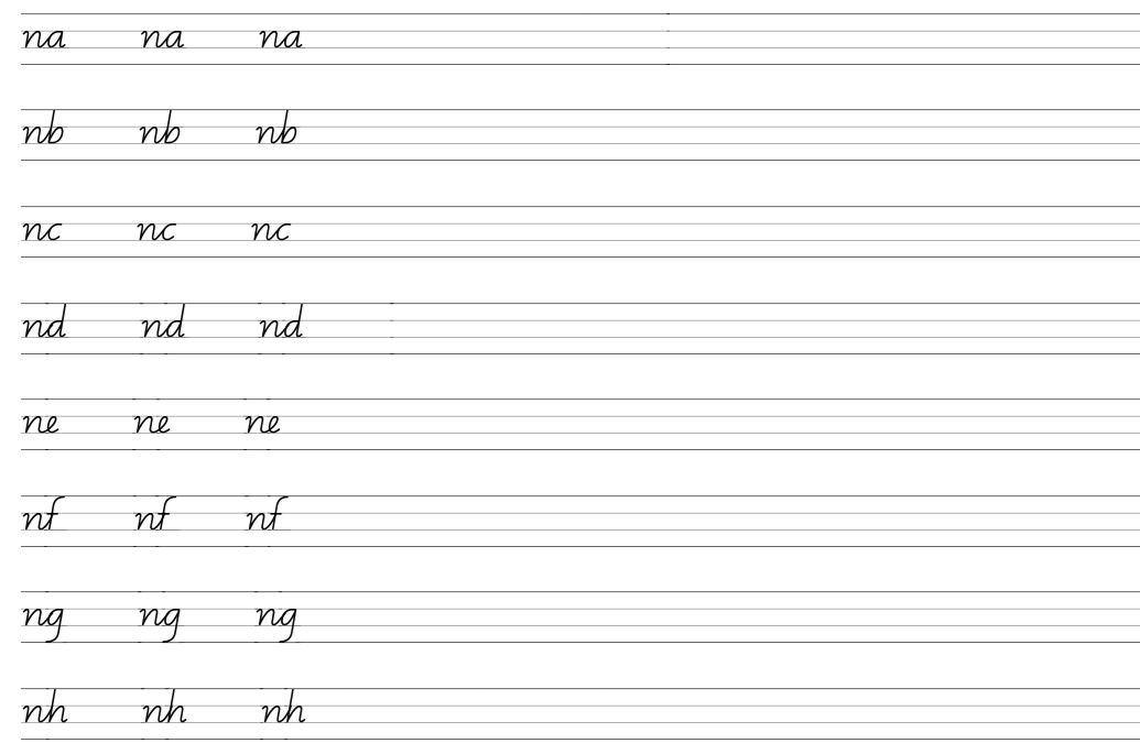 Room 7 - Lawrence Area School: Handwriting - Cursive