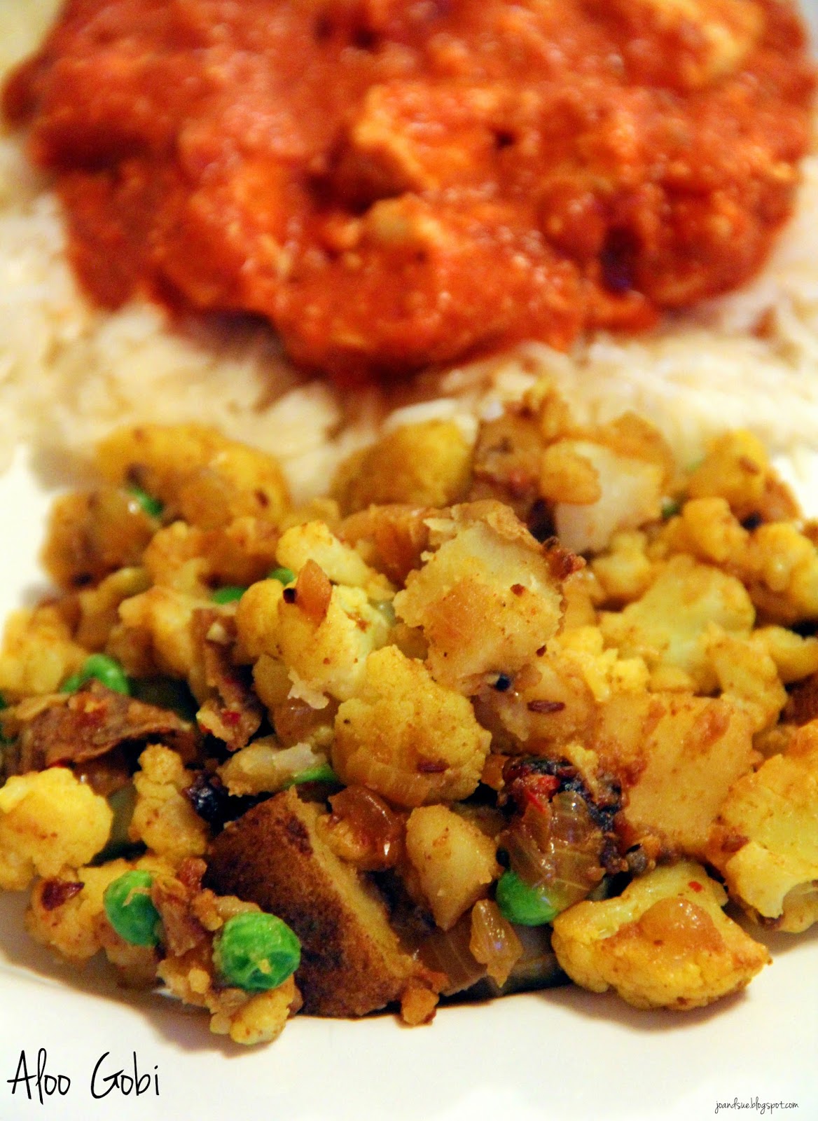 Jo and Sue: Chicken Tikka Masala and Aloo Gobi