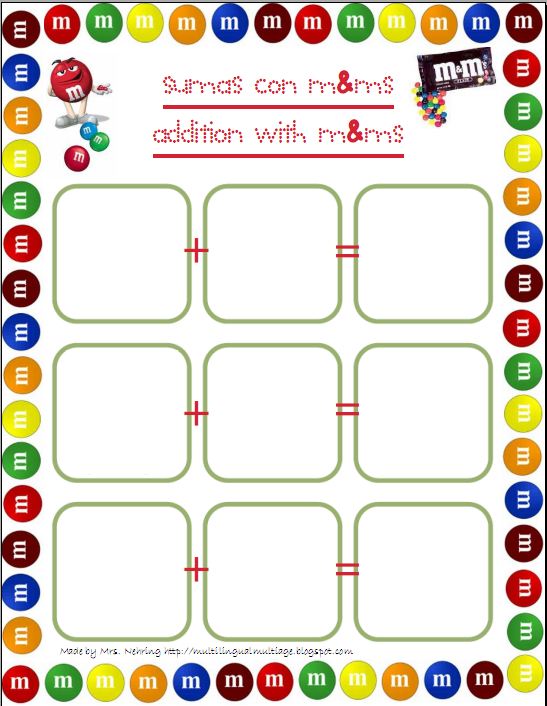 Multilingual Multiage: Math with M&Ms