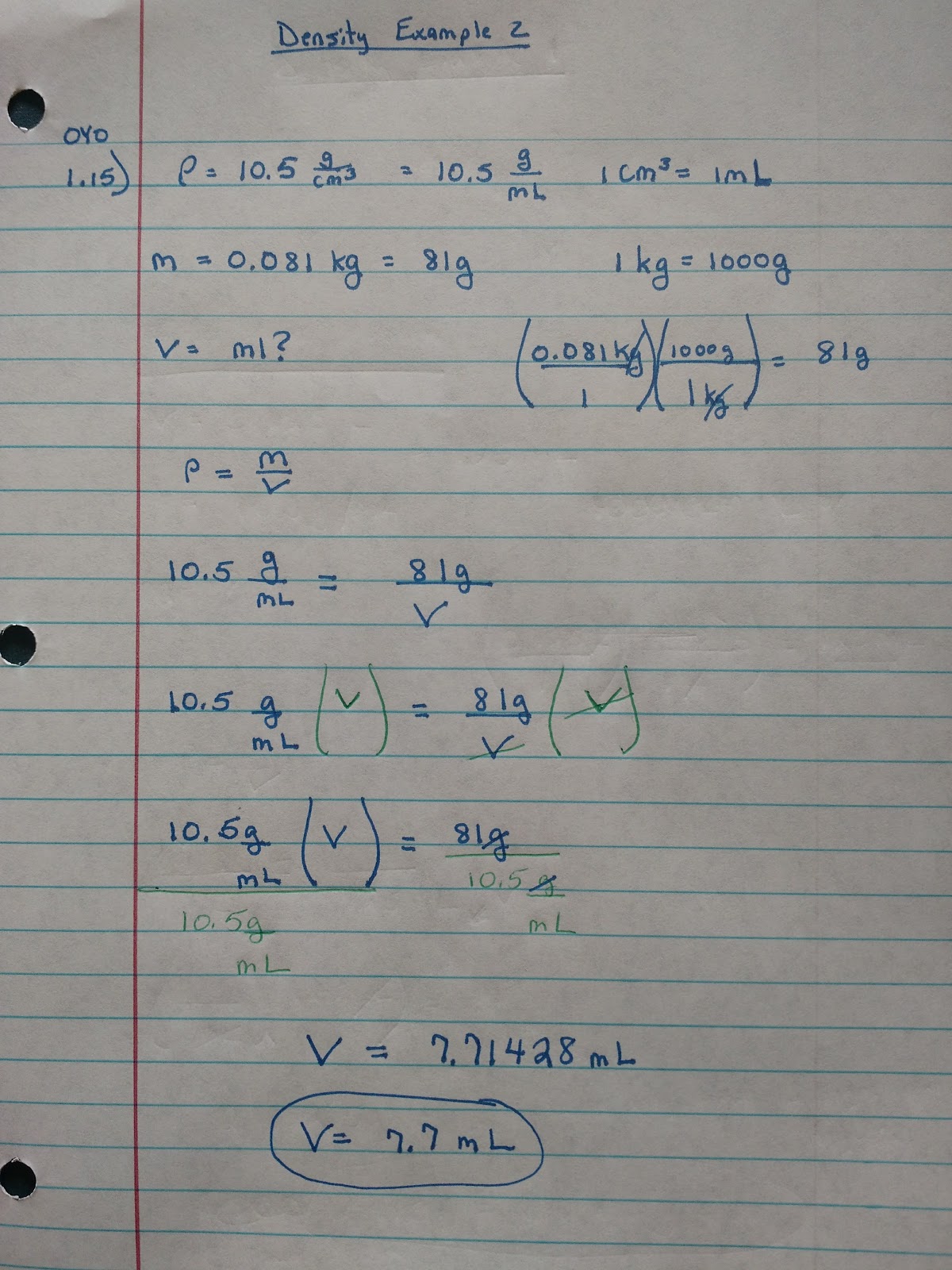 High School Chemistry: Mod 1 Measurement & Units