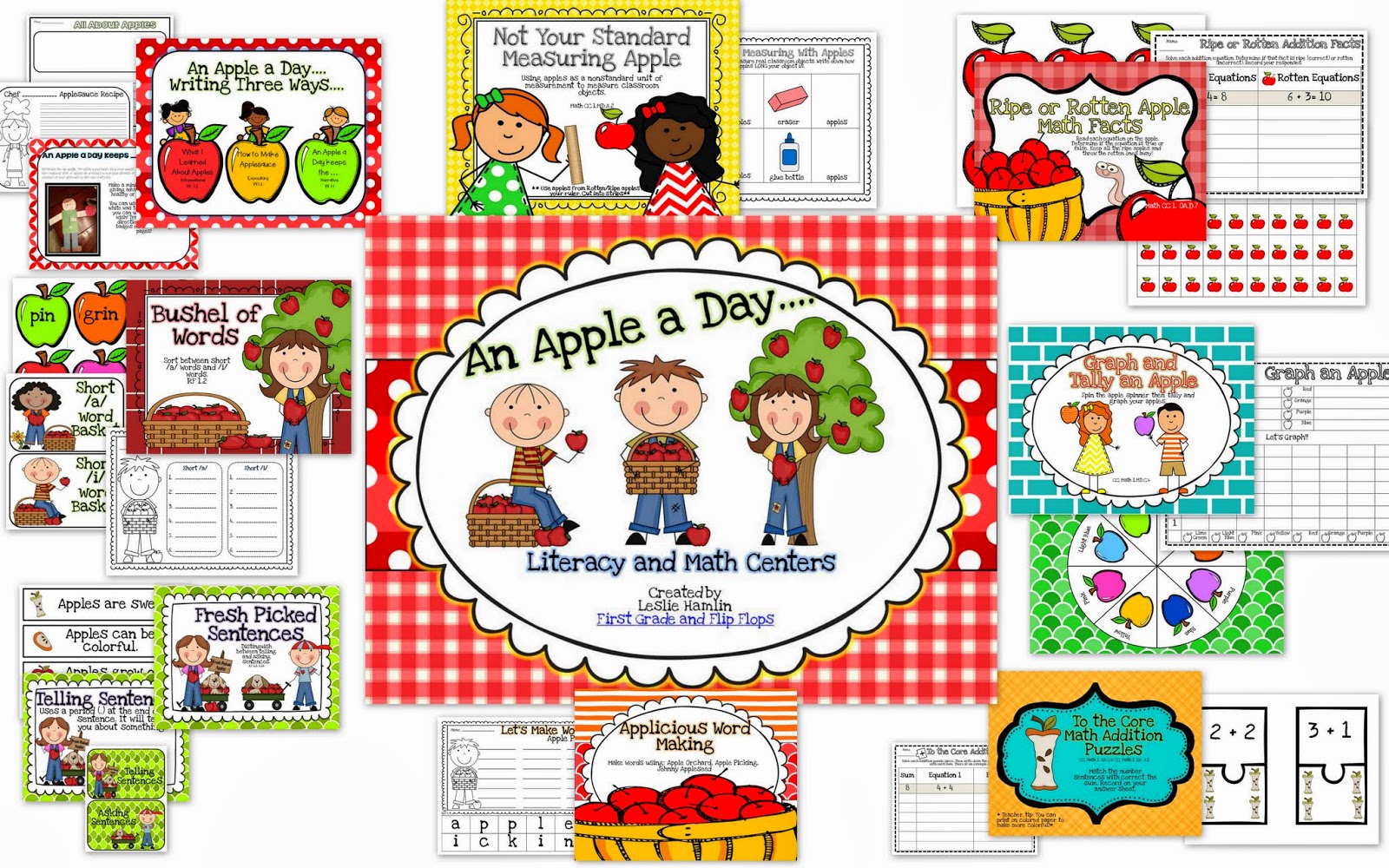 Primary Chalkboard: APPLE Friday with Leslie and Marie!