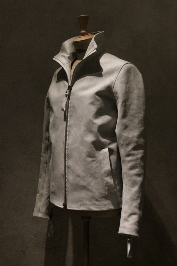 DEEPTI BARTH °017-018 Airlock Zip Membrane Sleeve Leather Jacket