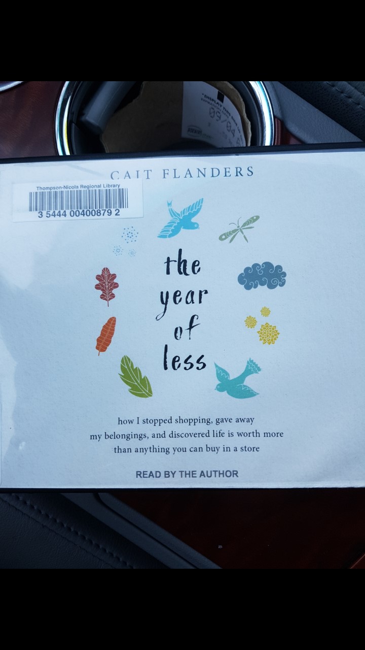 i like to cook: Book Club - Audiobook - the year of less by Cait Flanders