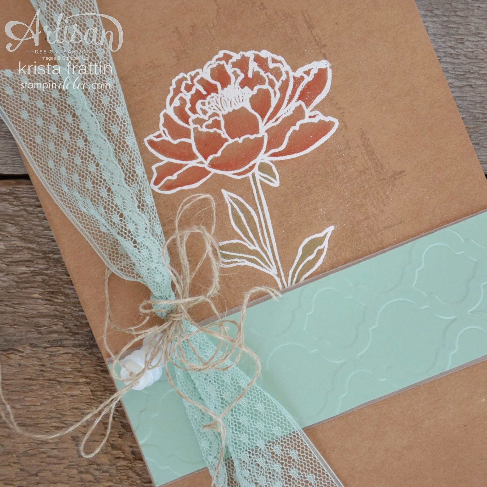 Stampin' Dolce: Floral grid journal - Artisan Design Team Blog Hop