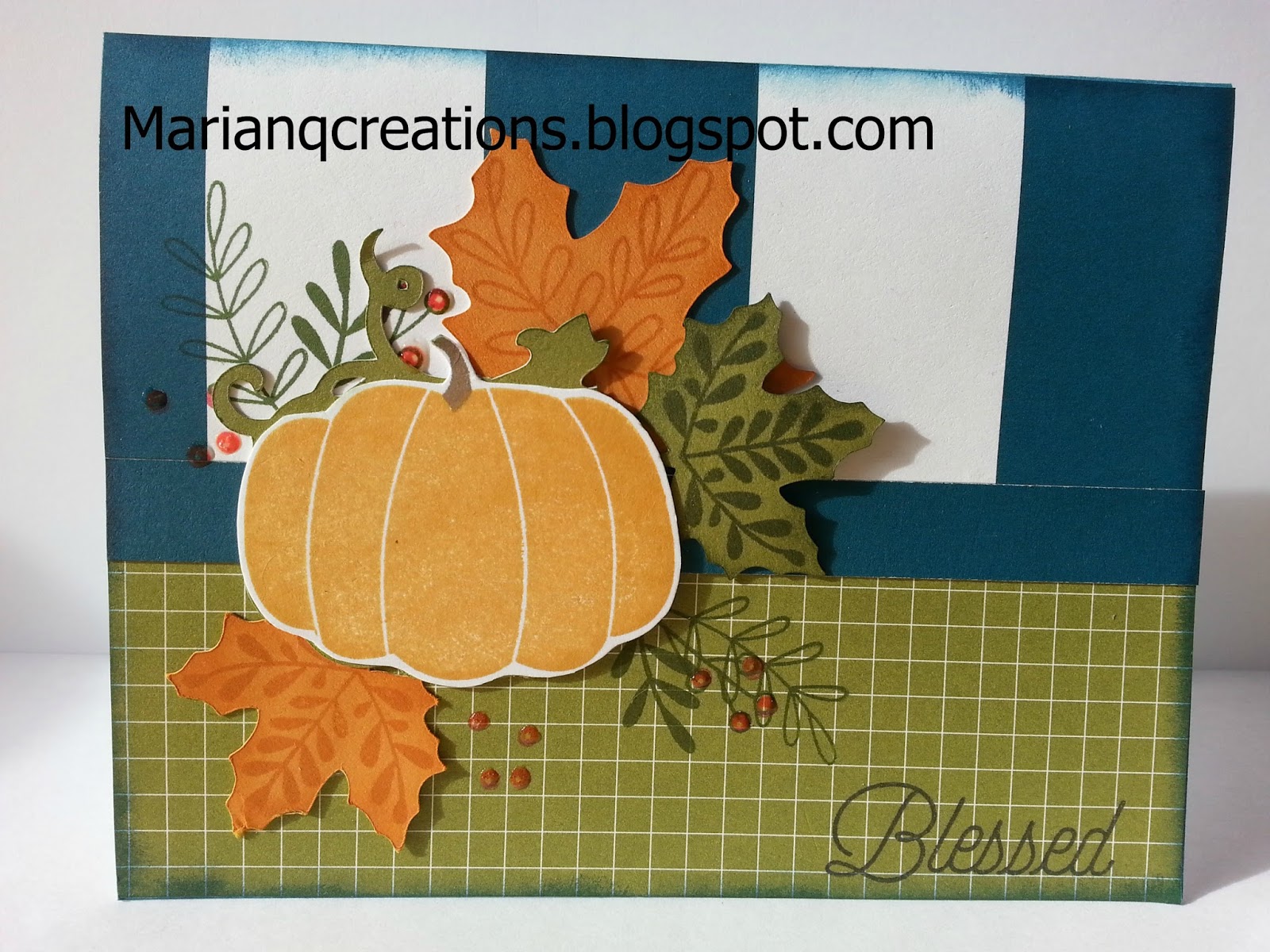 Marian's Creations: Blessed Beyond Measure September Stamp of the Month ...