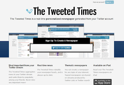 The Tweeted Times, un diario con tu TL de Twitter ~ Curioseando