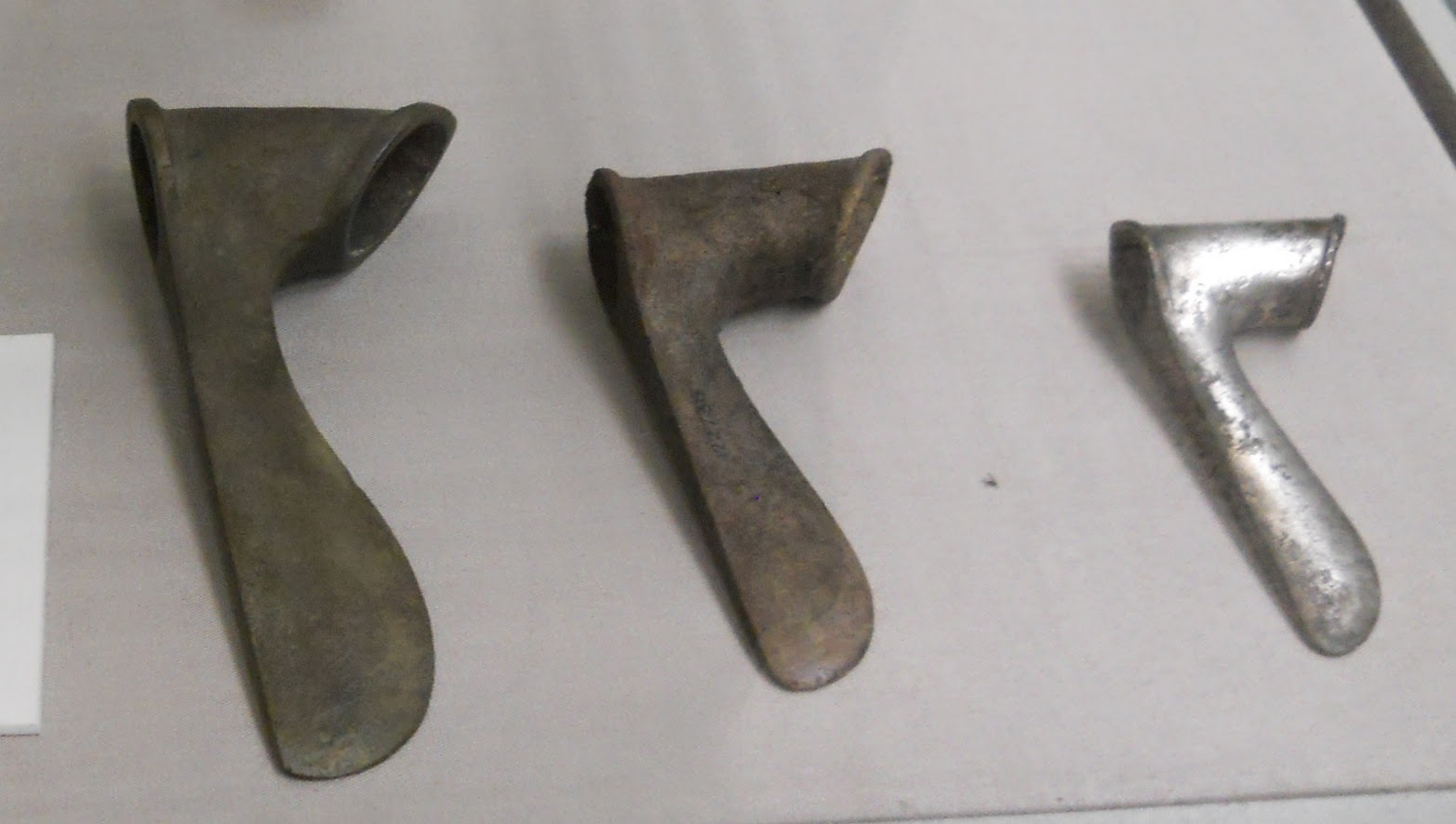 Woodcarving and woodworking tools seen at the British Museum; from ...