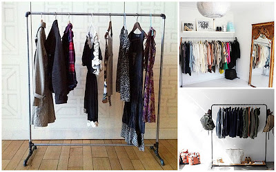 embellishments: Project Post 15: Pipe & Pallet Clothes Rack