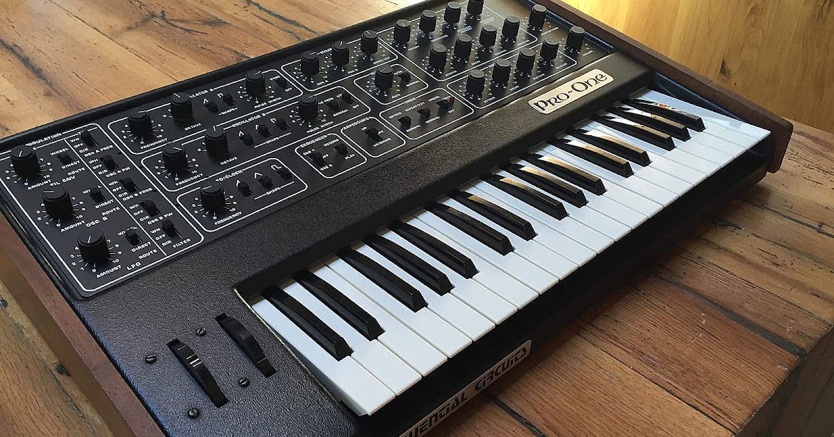 MATRIXSYNTH: Sequential Circuits Pro One vintage mono synth
