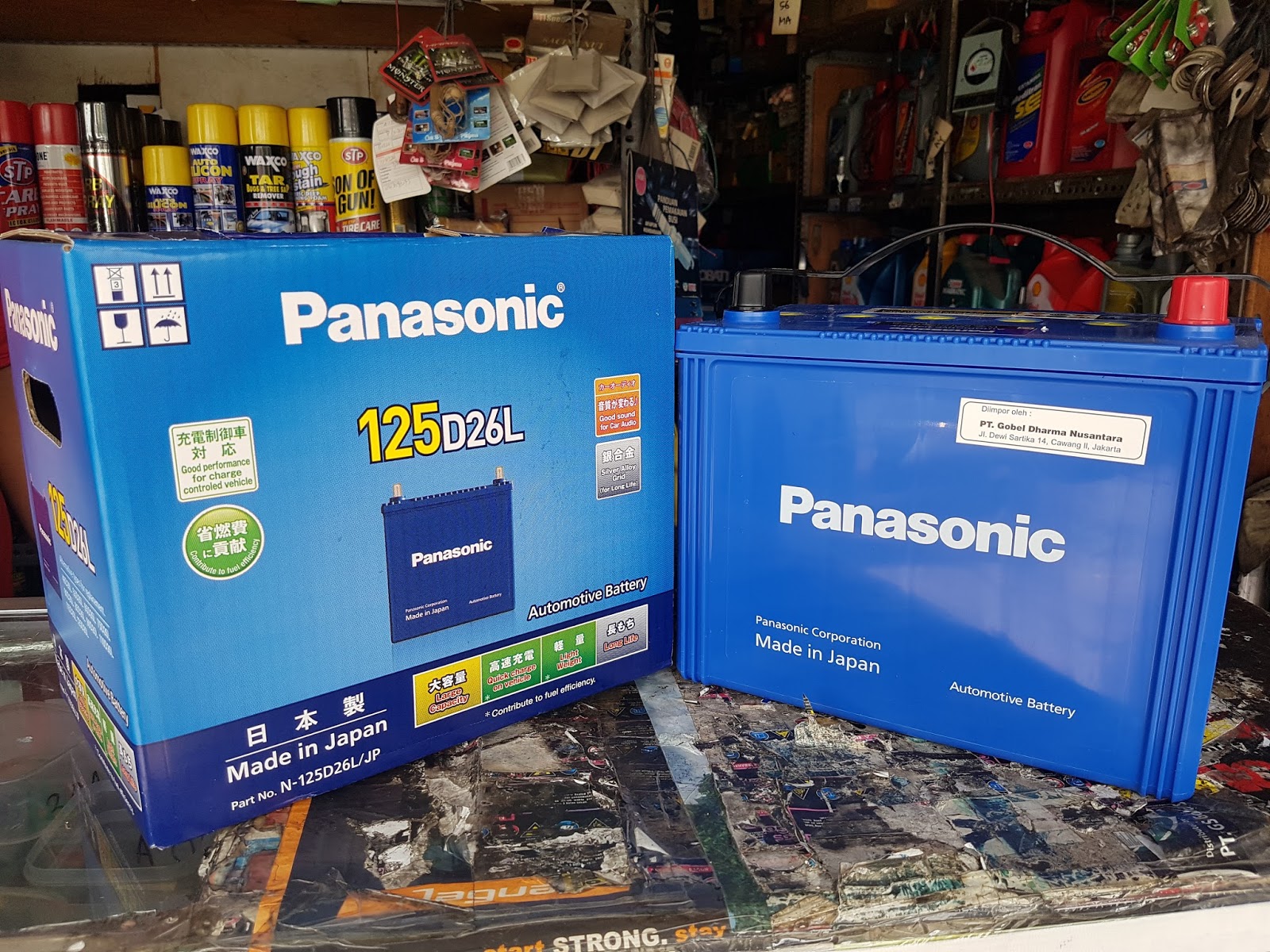 Dealer Resmi Accu Panasonic Blue Battery Japan di Jakarta dan Cibubur