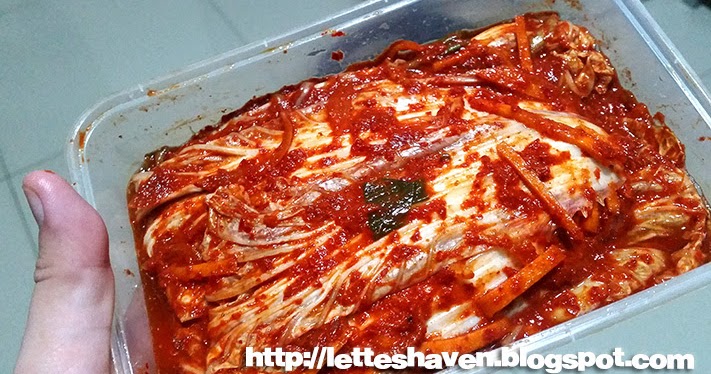 Lette's Haven: Homemade Traditional Kimchi