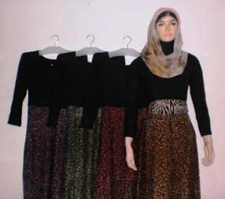 Gamis Corak Macan | Grosir Baju murah Tanah Abang
