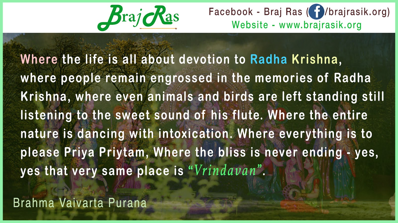 Life in Vrindavan | Braj Ras | www.brajrasik.org