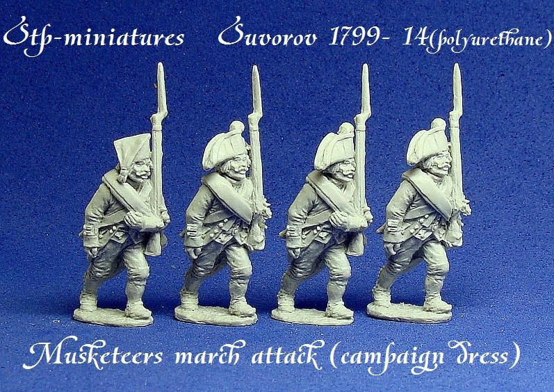 Carryings On Up The Dale : STP Miniatures 28mm 1799 Russians