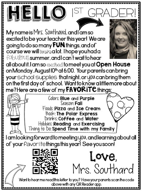 Freebielicious: Welcome Back to School Letters with a Technology Twist