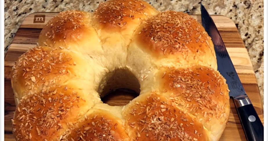 Bread: baked with tube pan