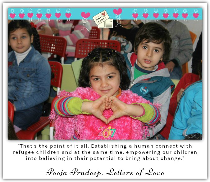 Heroes of Kindness: Pooja Pradeep, Letters of Love #WATWB