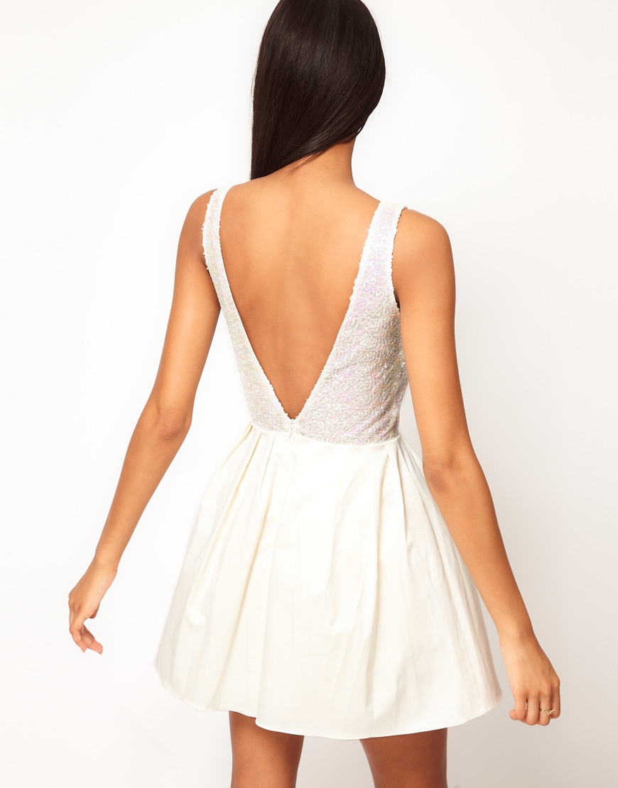 Lush Doodles: ASOS Prom Dress with Sequin Top