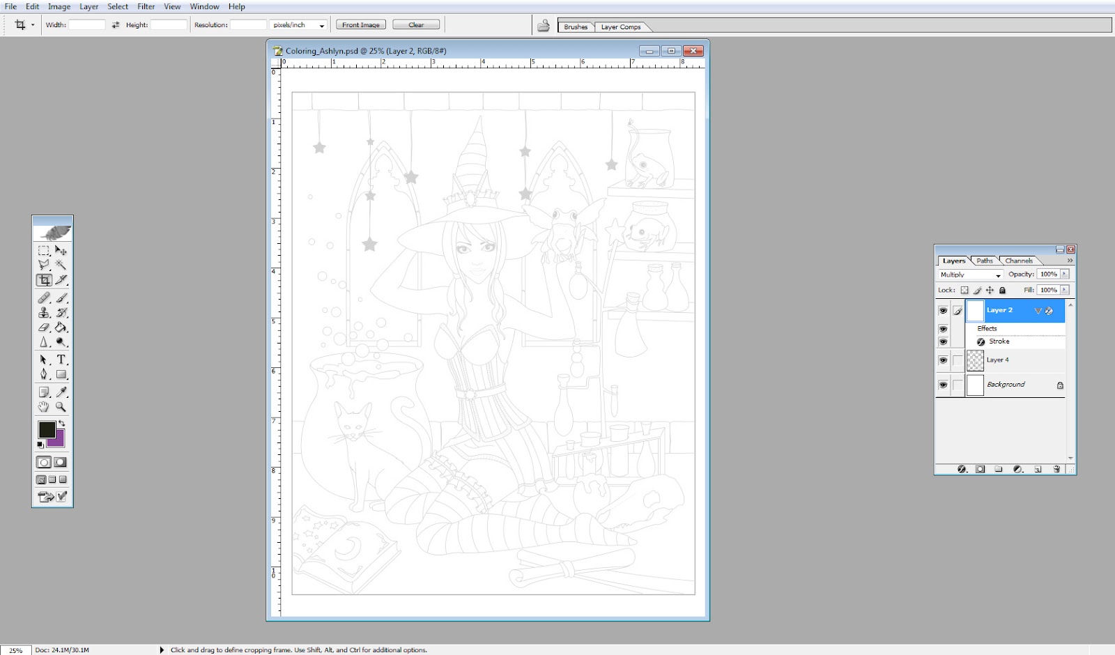 The Fantasy Art of Nikki Burnette: How to Create Clean Line Work in ...