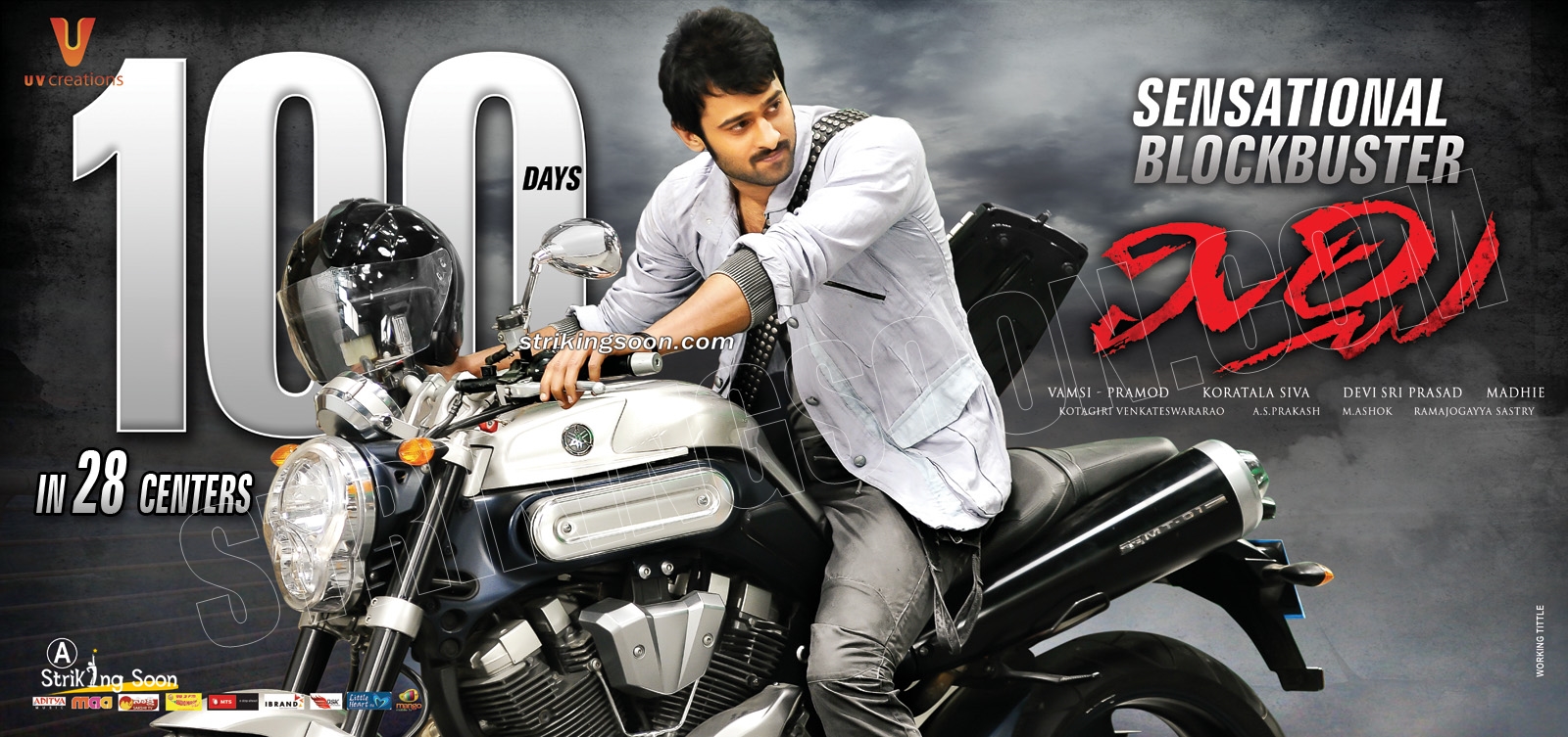 Mirchi 100 days Wallpapers , Posters « strikingsoonofficial