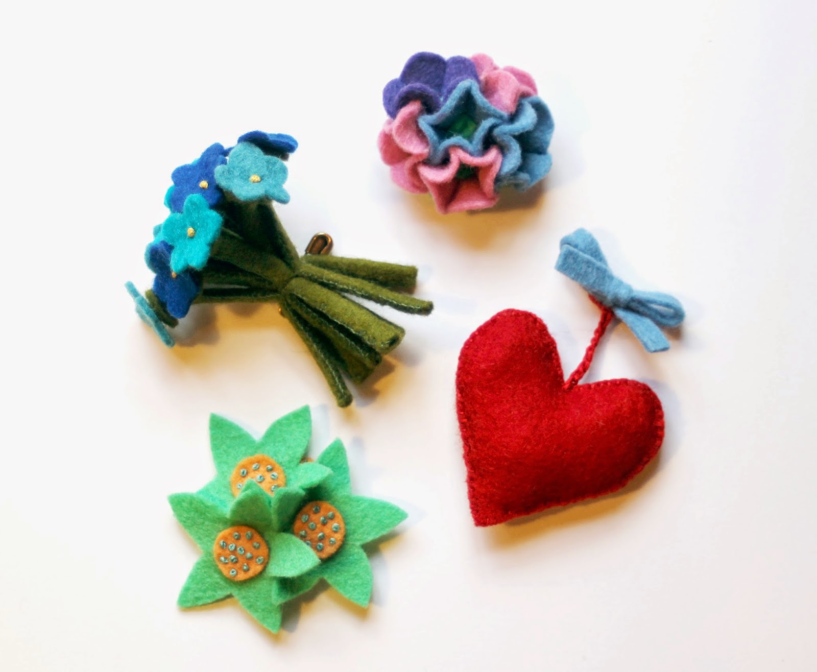 The Needle Files: Making More: Felt Brooches