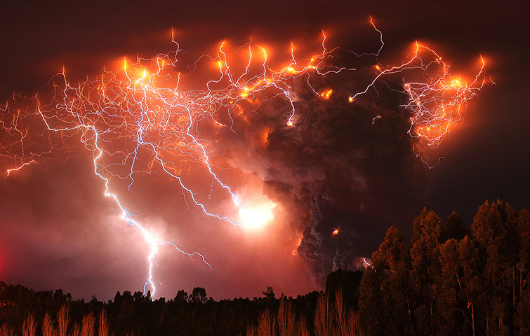 Sakurajima volcano, Dirty Thunderstorm ~ AMAZING STRANGE WORLD