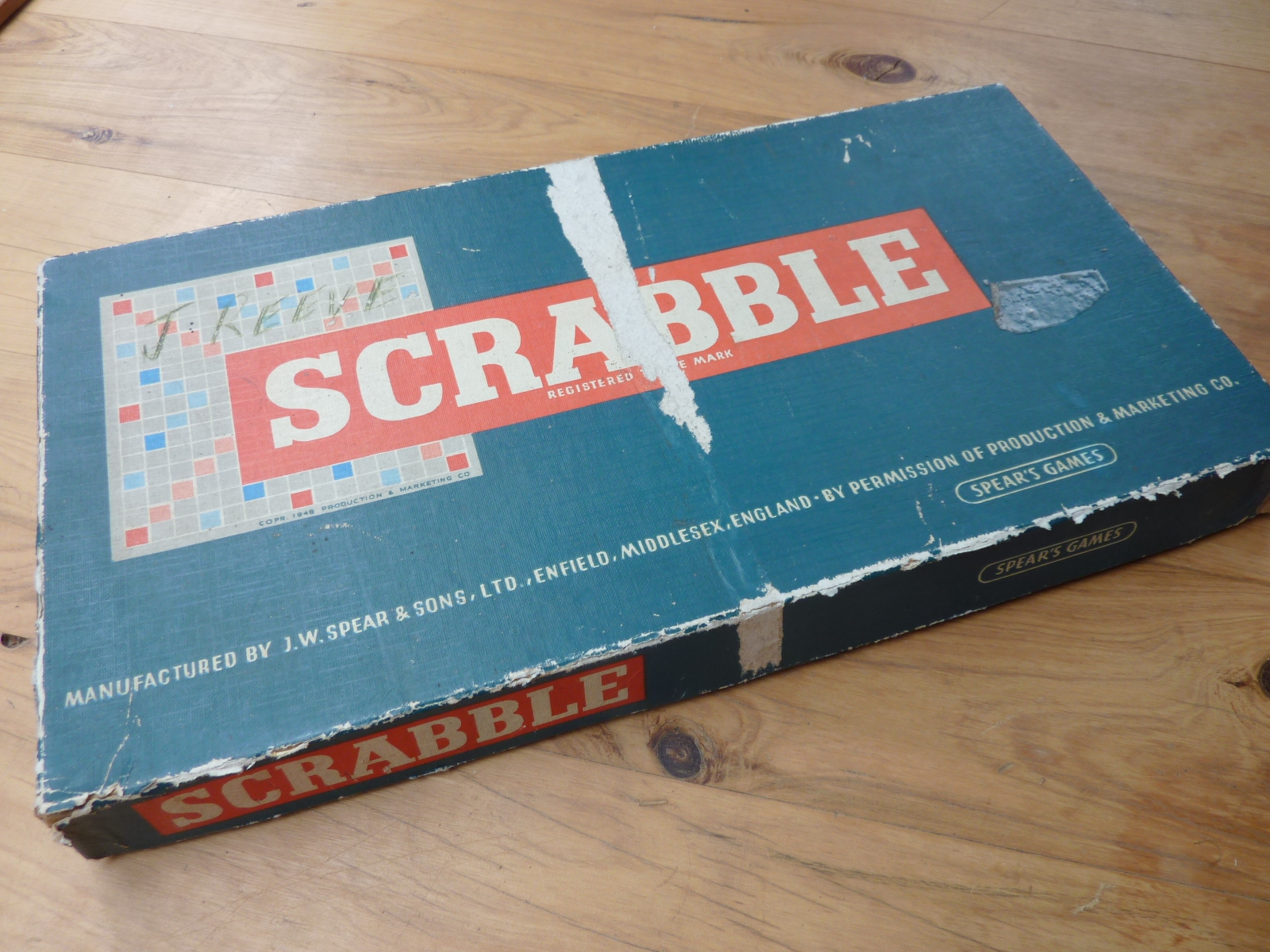 born again creations: 39. Family Values on Scrabble Board