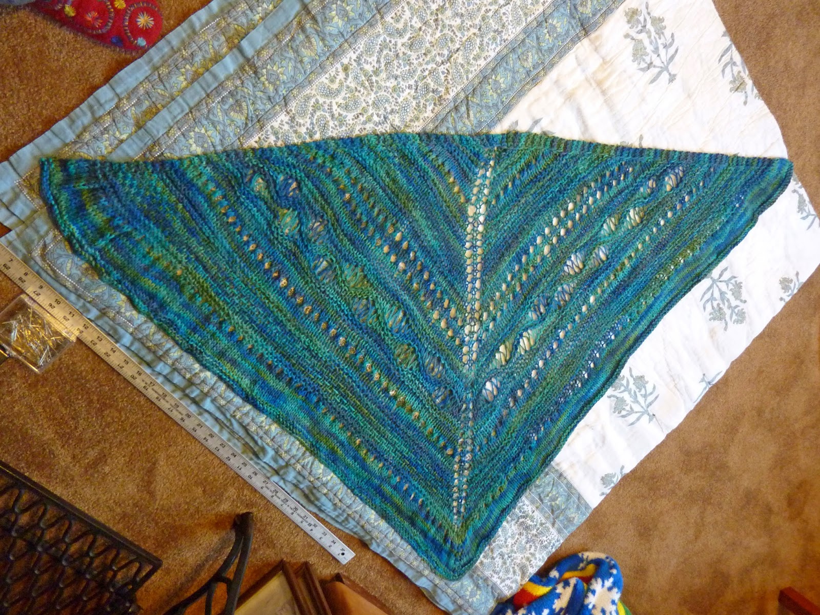 Spinning Memories - Knitting Love: It's A Wrap - Again