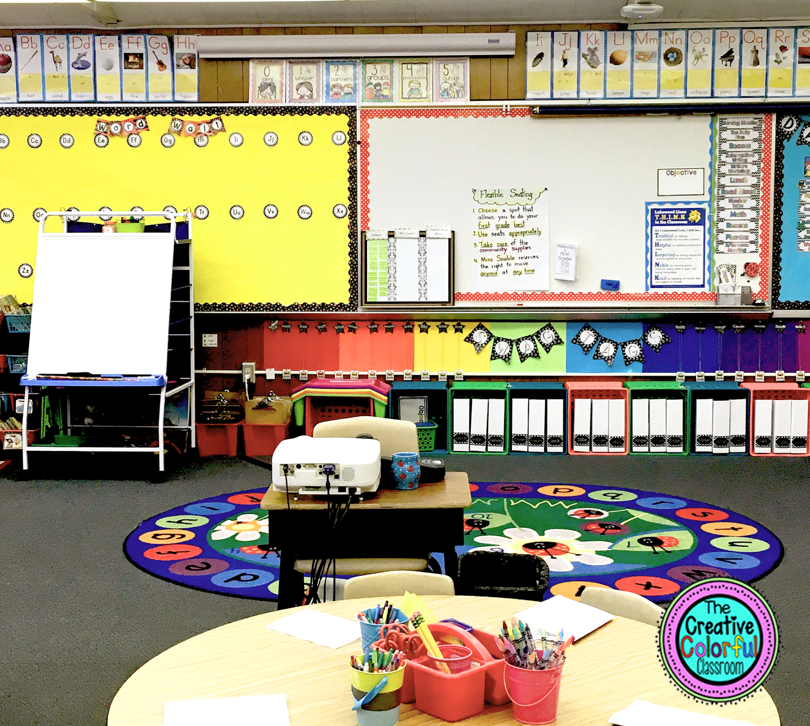 The Creative Colorful Classroom: Flexible Seating