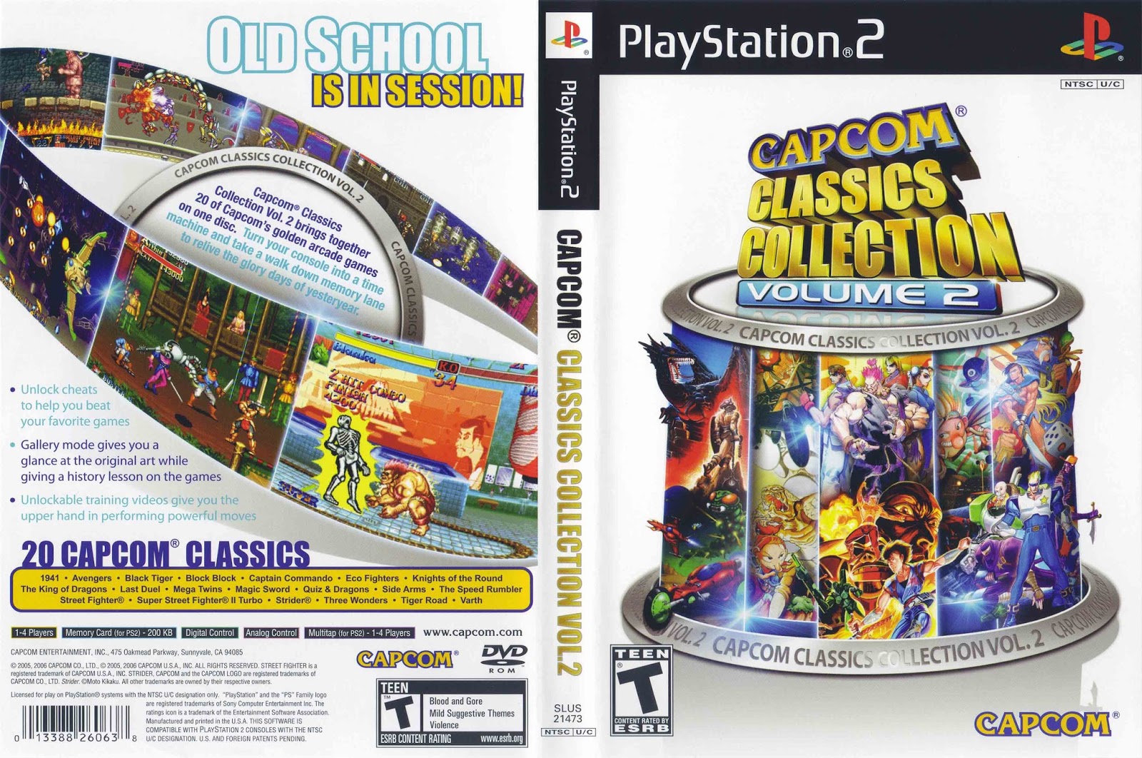 Leandro Capas: Jogo Capcom Classics Collection Vol.2 PS2