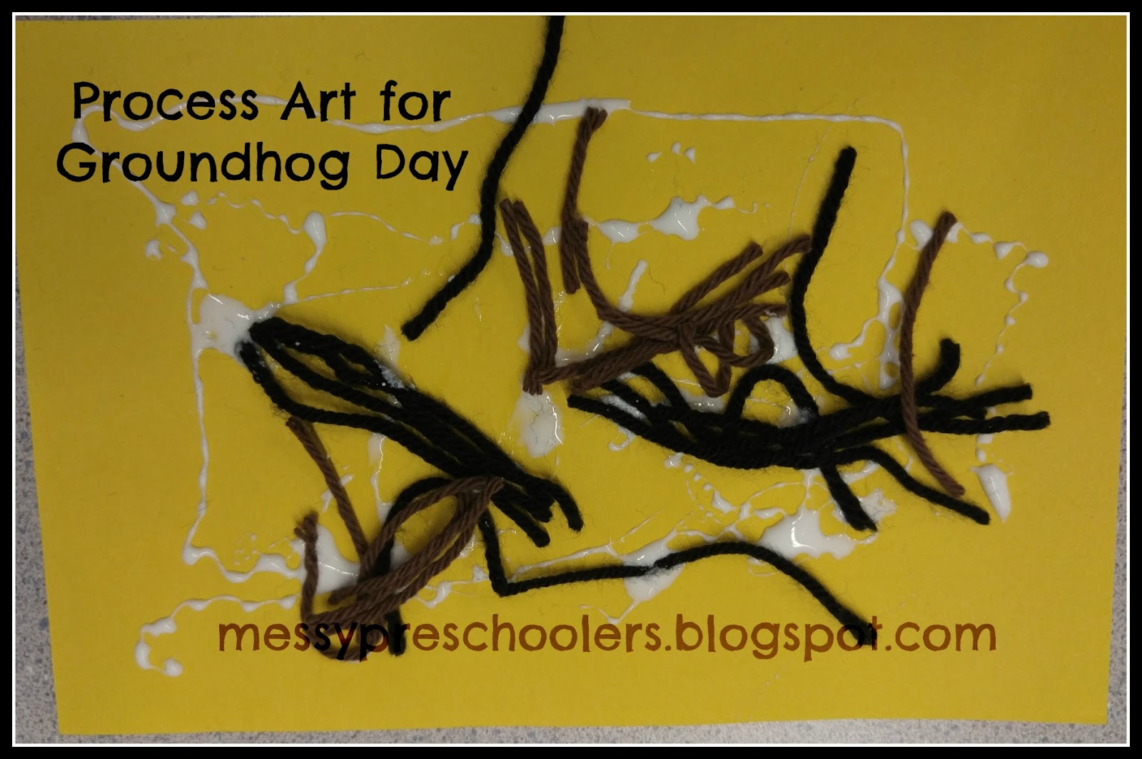 Groundhog Day Art Projects Reproducables