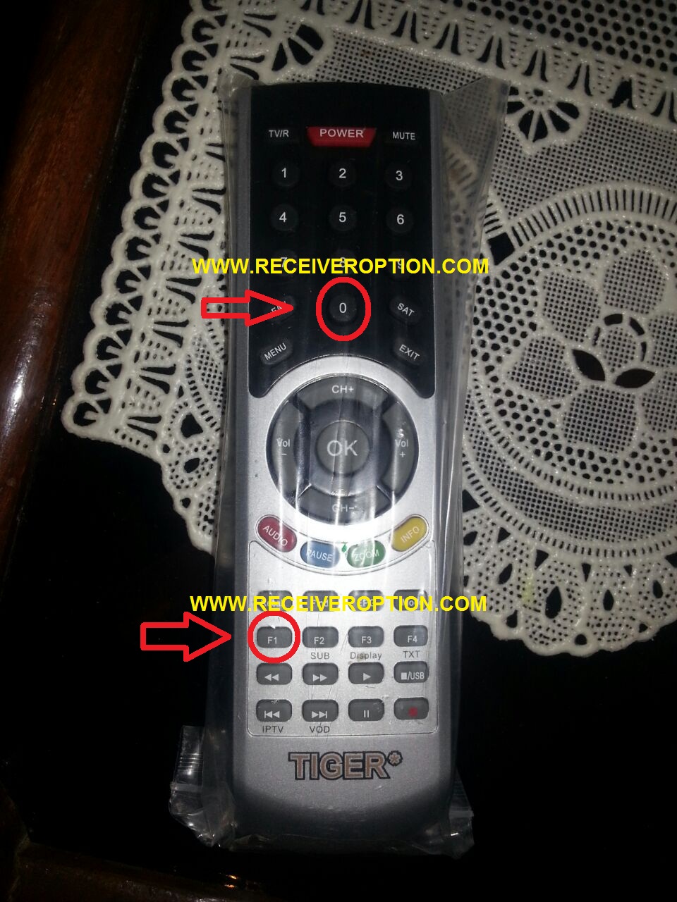 TIGER T6 HD RECEIVER BISS KEY OPTION - How To Enter Biss key Power vu ...