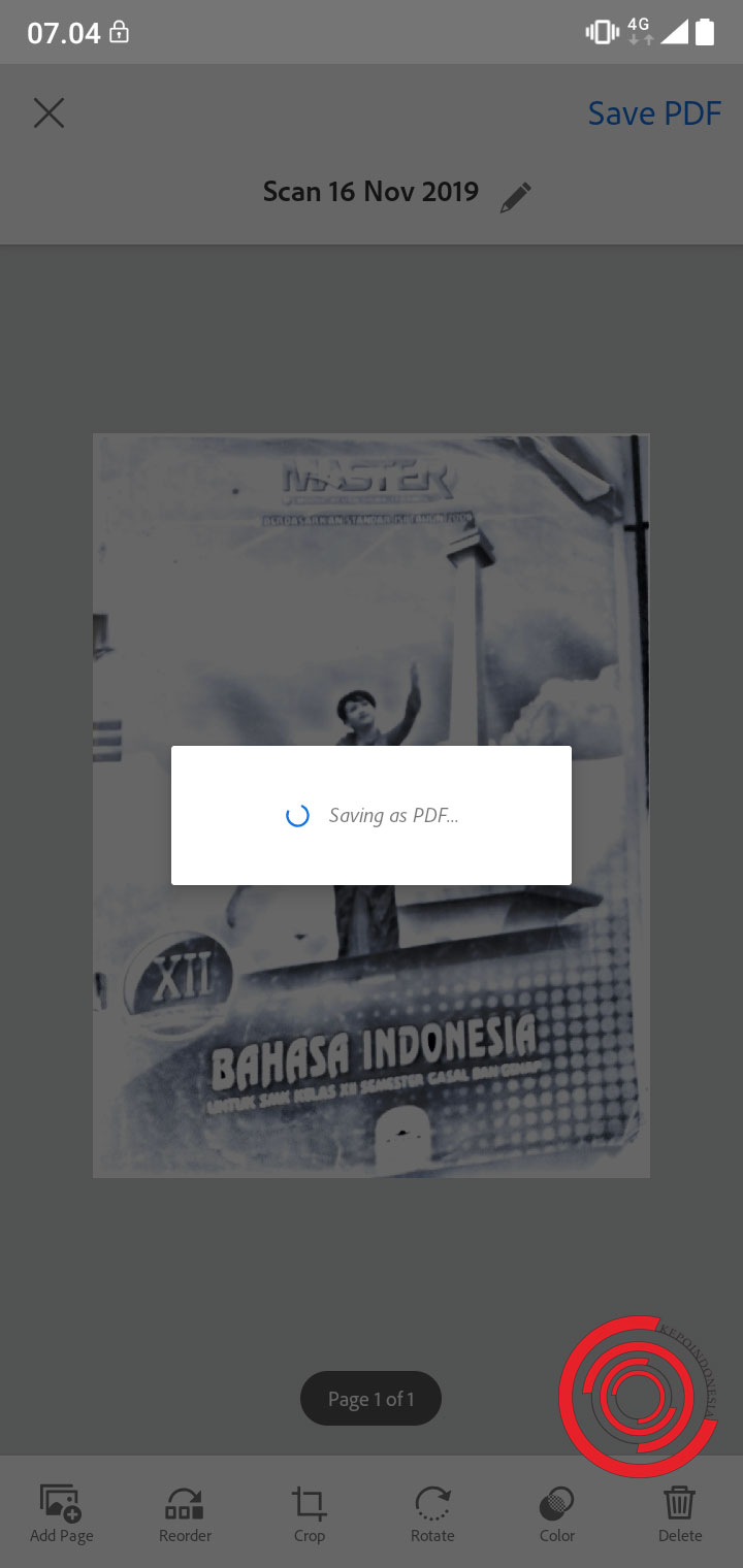 Cara Scan Dokumen Menggunakan Adobe Scan di Android - KEPOINDONESIA