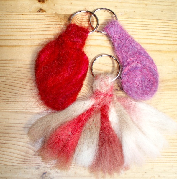 Sew Stitch Knit: Felted Key Rings