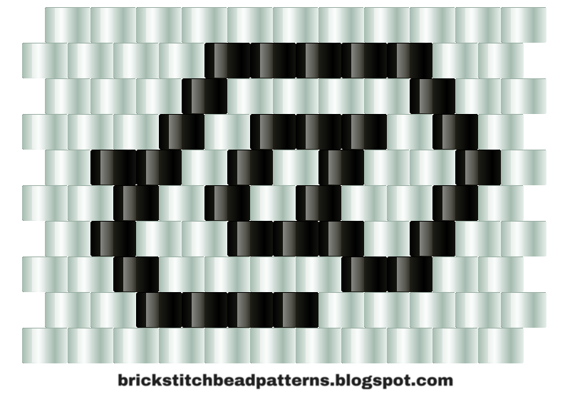Brick Stitch Bead Patterns Journal: @ Symbol – Julie Anne Brick Stitch ...
