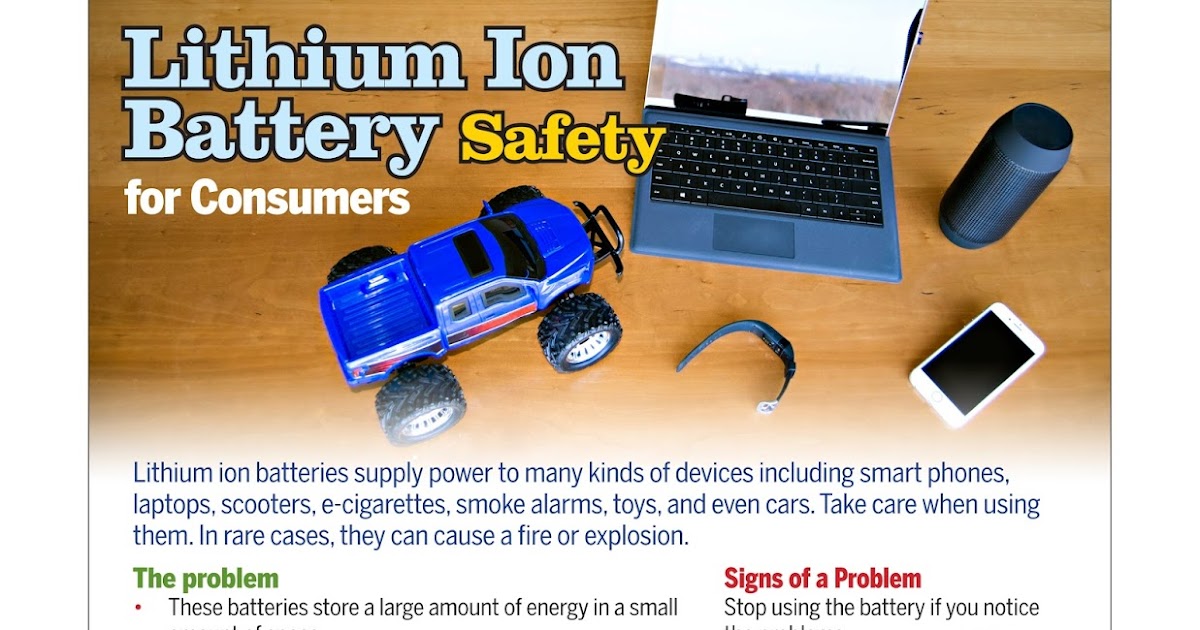 Village of Bellevue: NFPA: Lithium-ion Battery Safety for Consumers