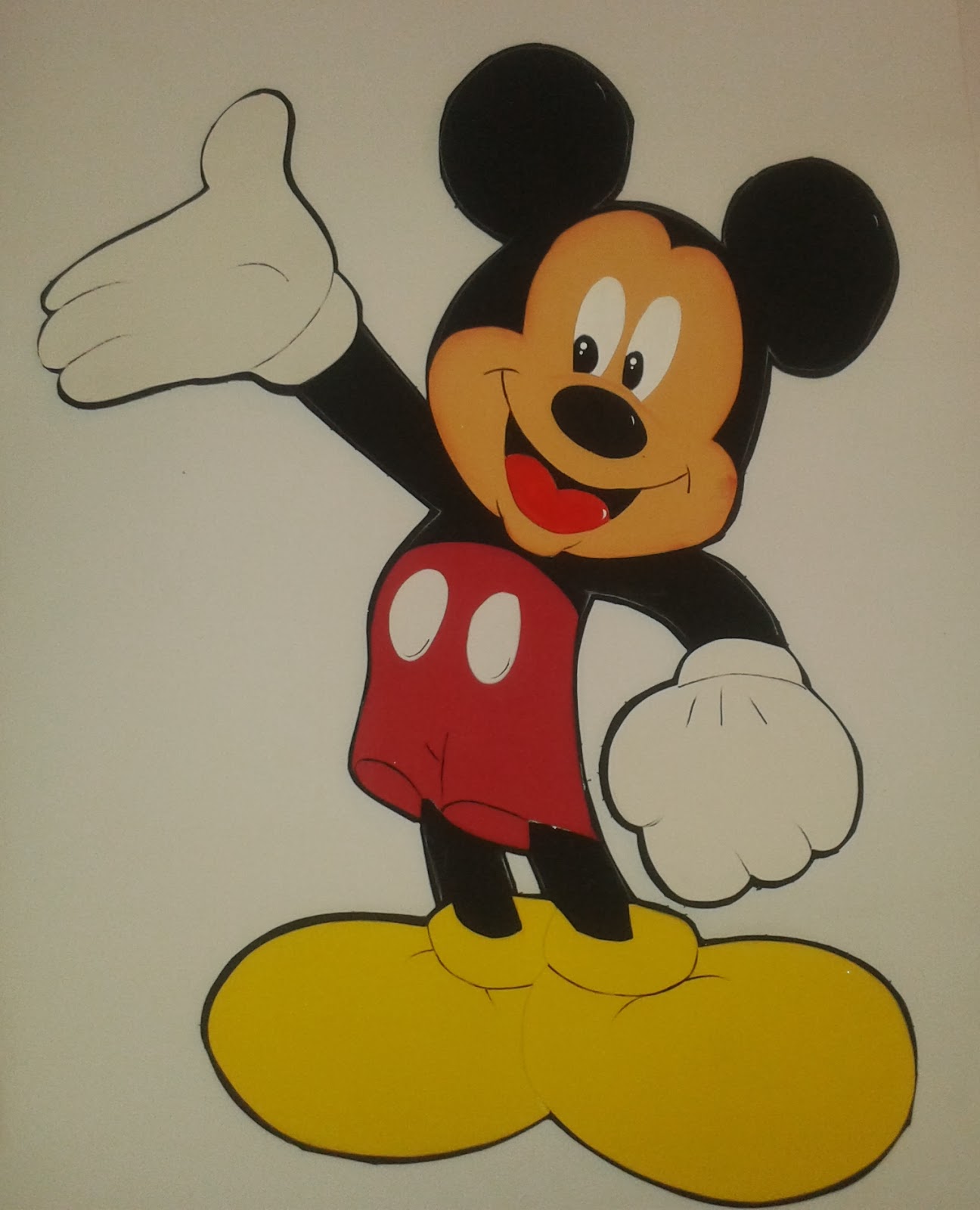 Manualidades TiendasOff: Apliques 2D Personajes de la Casa de Mickey Mouse