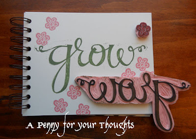 A Penny for your Thoughts: Handcarved word stamps