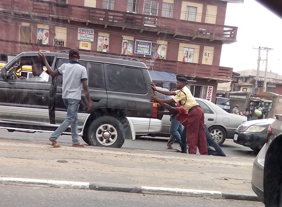 Spotted in Lagos today. Aww.... (photo)