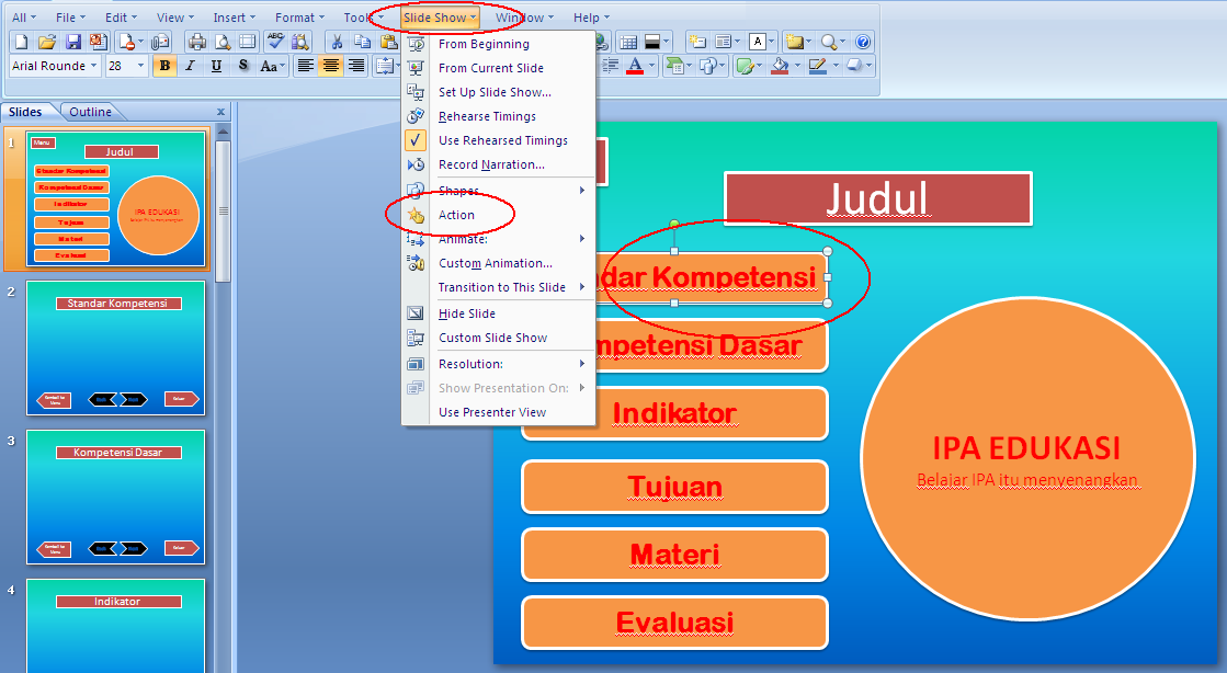 Cara membuat presentasi pembelajaran dengan Power Point menggunakan ...