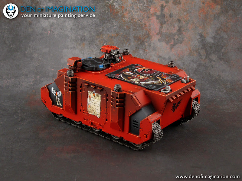 Blood Angels Rhino/Razor - Den of Imagination | CoolMiniOrNot