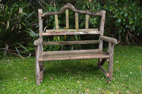 aaron-m: Rustic Totara fence batten outdoor chairs